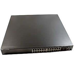 Dell PowerConnect 3524P Switch - 24 Ports - Manageable - 24 x RJ-45 - Stack Port - 2 x Expansion Slots - 10/100Base-TX, 10/100/1000Base-T - PoE Ports - Rack-mountable