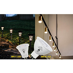 Beispiel MR11 Gu4.0 Bi-pin LED Light Bulb 4W 12VAC/DC Warm White 2700K for Outdoor Landscape Lighting Recessed Track Lights, Pack of 4