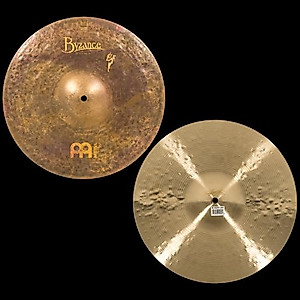 Meinl Cymbals BV-480+B16TRC Byzance Vintage Series Benny Greb Sand Cymbal Box Set Pack with FREE 16-Inch Trash Crash (VIDEO)