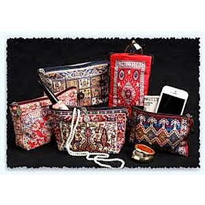 Oriental Carpet Rug Bookmarks #2 (Set of 4) Beautiful, Elegant, Woven Cloth Bookmarks! Oriental Carpet Rug Bookmarks - Beautiful, Elegant, Woven Cloth Bookmarks! Best Gift