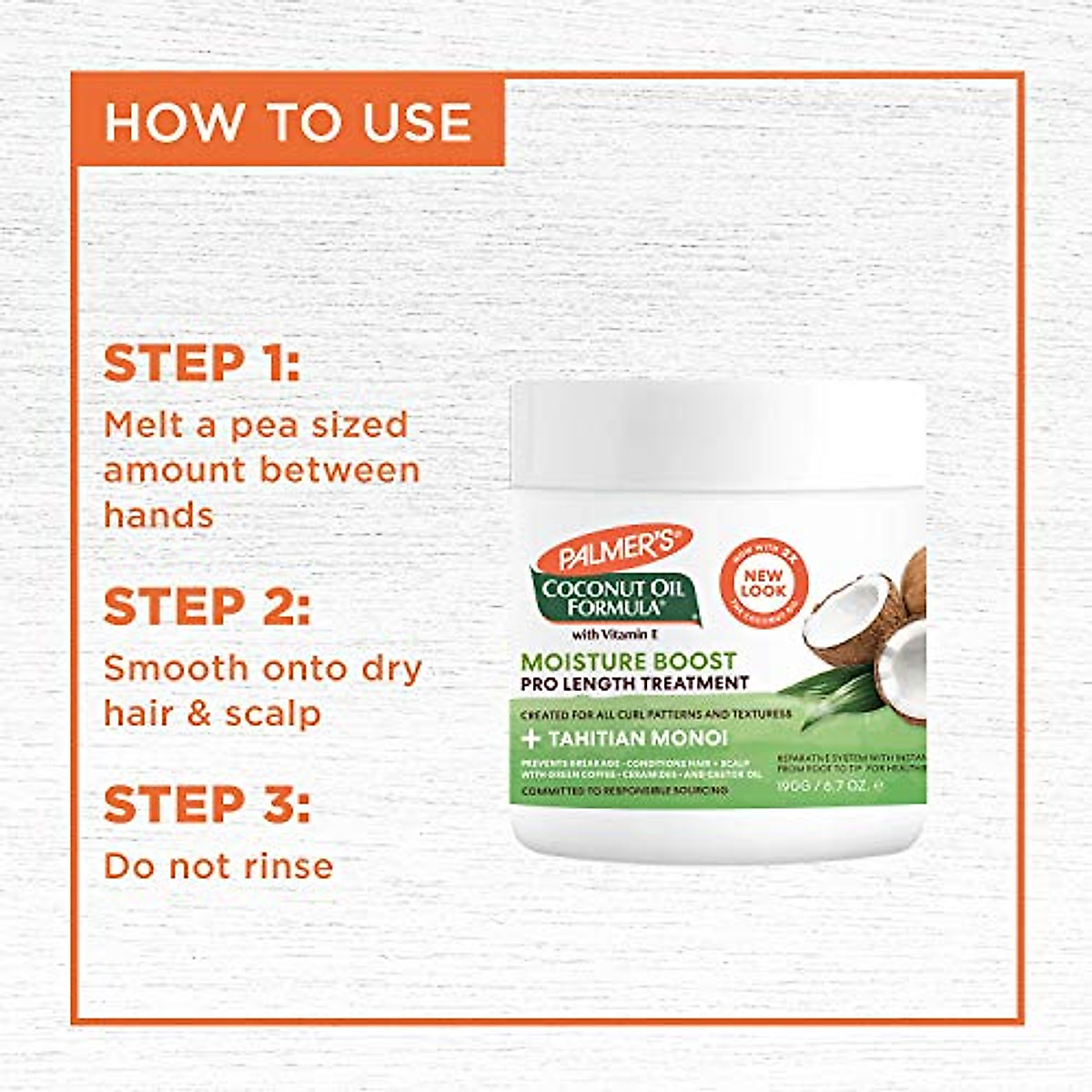 Palmer's Coconut Oil Formula Moisture Boost Pro Length Hair & Scalp Treatment, 6.7 Ounce