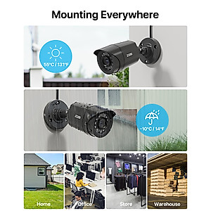 ZOSI 16CH 1080P Security Camera System with 2TB Hard Drive,H.265+ 16Channel 1080P HD-TVI DVR with 12PCS 1080P Outdoor Indoor Surveillance Cameras, 80ft Night Vision, Motion Detection,Remote Access