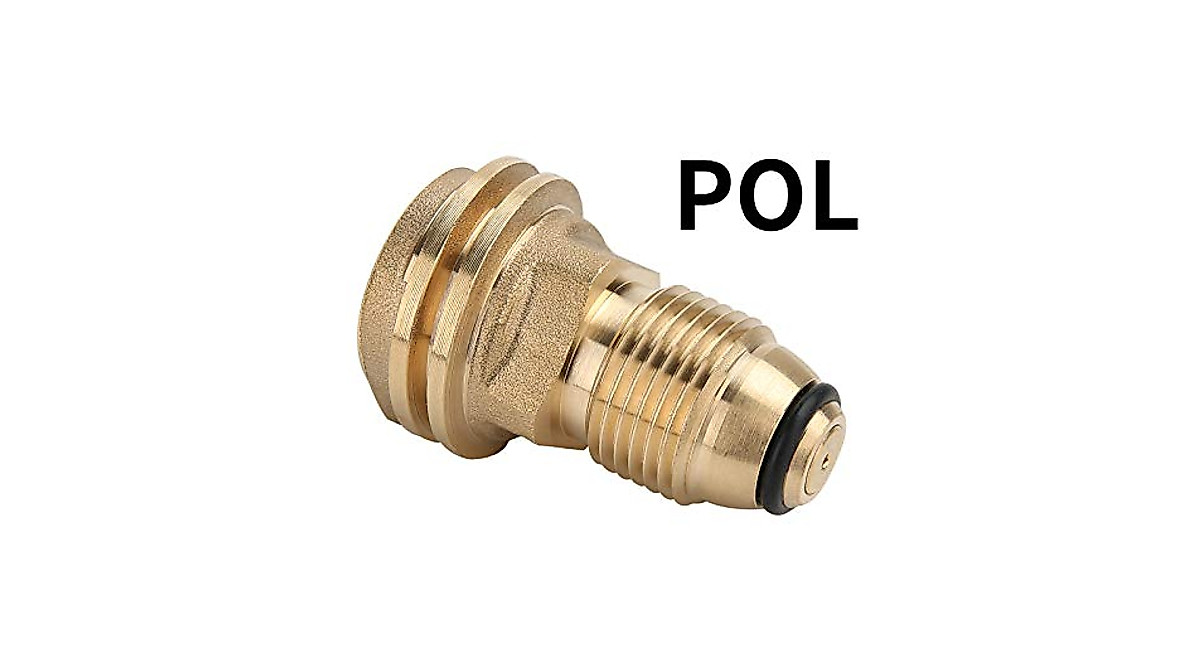 Solimeta Propane Tank Adapter - POL to QCC1 Conversion