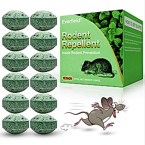 Mice Rodent Repellent, 24Pcs Peppermint Oil Moth Balls for Rats Mouse Repellent
