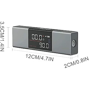 L-as-er Protractor Digital Inclinometer - Multifunction L-as-er Angle Ruler with Bi-Directional,Large LCD Screen Angle Finder Multifunction for Fast,Precise&Professional Results (Dual_Laser+Tripod)