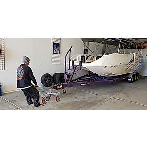 Trailer Tug - 3,500lb Tongue Weight Trailer Mover for RV Boat Motorcycle Jetski- World's Greatest Trailer Dolly