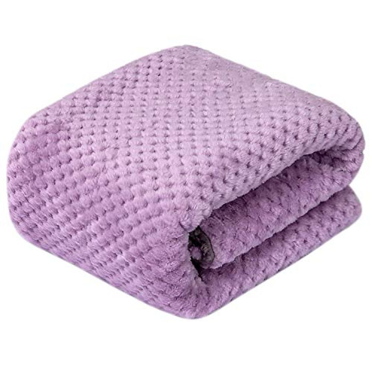 Fuzzy Dog Blanket or Cat Blanket or Pet Blanket, Warm and Soft, Plush Fleece Receiving Blankets for Dog Bed and Cat Bed, Couch, Sofa, Travel and Outdoor, Camping (Blanket (24" x 32"), DG-Lavender)