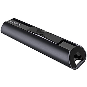 SanDisk Extreme PRO 256GB USB 3.2 Solid State Flash Drive for High Speed Transfer 420MB/s Read Speed - Works with Computers, Laptops (SDCZ880-256G-G46) Bundle with (1) Everything But Stromboli Lanyard