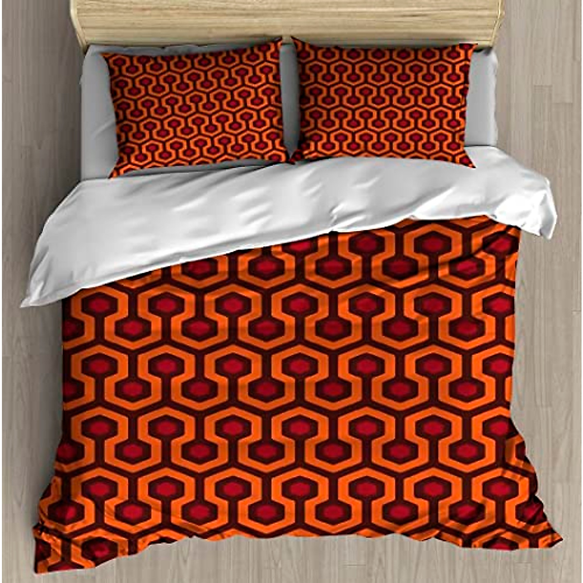 SNRBED Overlook Hotel Carpet (The Shining) - Duvet Cover Set  Comforter Cover Pillowcase Bed Set Unique Printed Floral Pattern Design Duvet Covers Blanket Cover  Queen/Full Size