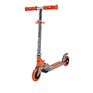 Curve ACTSCOT-489CV-ORG Standard Folding Metal Scooter for Kids, Easy Fold-N-Carry Design, Ultra-Lightweight, Portable Folding Design Comforable & Safe Durable & Easy to Ride, Orange