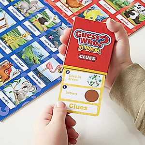 Hasbro Gaming Guess Who? Junior Board Game | Guess Who? Game for Younger Kids | Ages 3 and Up | 2 to 4 Players | Preschool Games | Fun Games for Kids