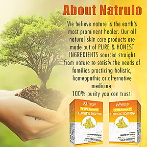 10% Sulfur Soap Cleansing Bar for Face & Body – All Natural Facial Cleanser for Acne, Oily Skin – Healing Skincare Blend of Lemongrass, Tea Tree Essential Oil, Vitamin E, Coconut Milk – Made in USA