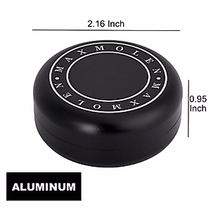 GRÄVEND Multipurpose Airtight Storage Container - 2-in-1 Set, Aluminum Storage Container, Portable Smell and Water Proof Containers for Spices and Tea