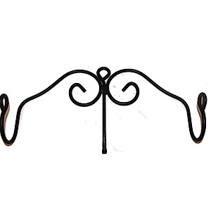 Rolling Pin Holder Display Rack Wrought Iron Amish Made
