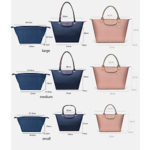 Lckaey Bag Organizer, le pliage organizer insert, large Tote Bag insert1014darkgrey-L