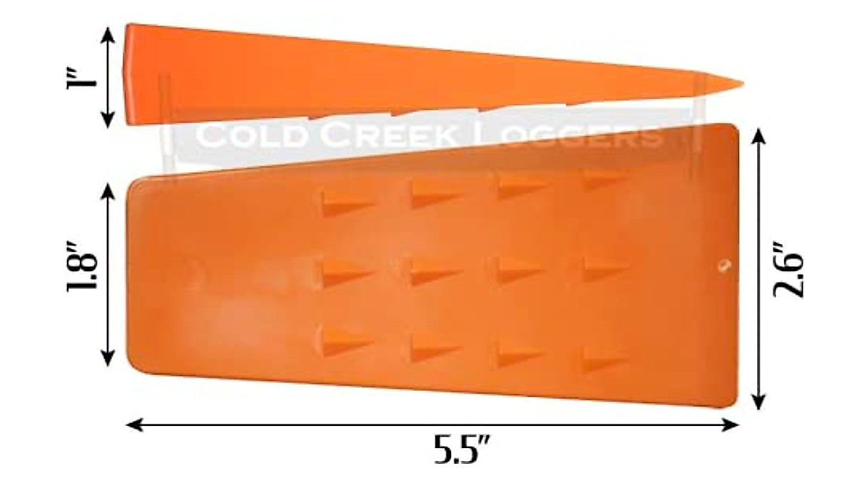 Cold Creek Loggers 5.5" Felling Wedges - Made in USA Set of 4