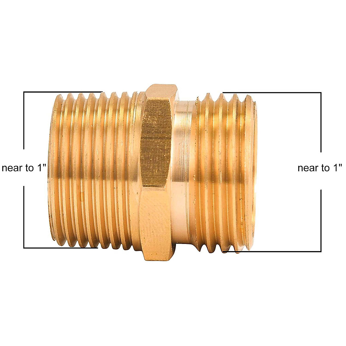 M MINGLE Garden Hose Adapter with Extra 8 Washers, Garden Hose Quick Connect Fittings