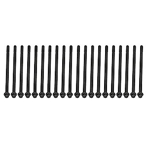 Flange Bolt Fastener, 20pcs Carbon Steel M8x180 Hex Flange Bolt for Machine