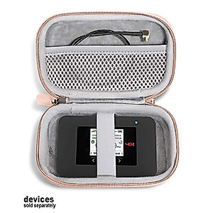 Alltravel WiFi Hotspot Booster Case for 4G LTE Wi-Fi Mobile Hotspots Like Alcatel LINKZONE, Verizon Jetpack, GlocalMe, ZTE, Huawei, Netgear, At&t, Sprint, T-Mobile, Skyroam, Solis, mesh Pocket