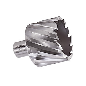 ACTOOL 2" Diameter × 1" Depth of Cut HSS ANNULAR Cutter with 3/4'' Weldon Shank