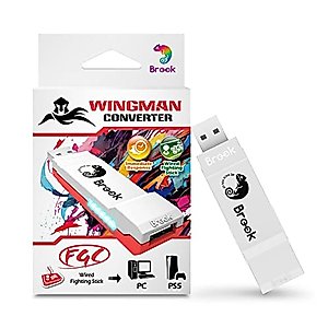 Brook Wingman FGC converter - an Arcade Joystick Converter, Built for PS5 Fighting Games, Supports Street Fighter 6 and Tekken 8