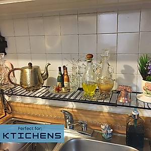 WalterDrake Expandable Over the Sink Shelf