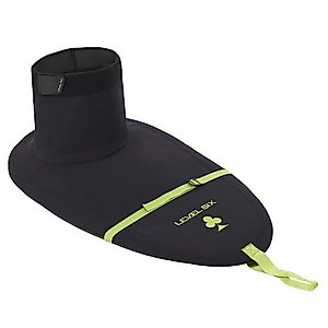 Level Six Club Bungee Whitewater Kayak Spray Skirt-Black-XLDeckS/MTunnel