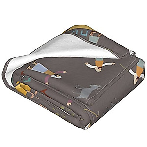 VJXZVJ Happy Traditional Jewish Passover Throw Blanket for Couch Sofa Bed, Cozy Warm Bedding Blanket Blankets 80"x60"