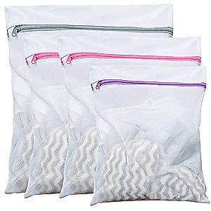 3 Pack Bra Laundry Bag for Washing Machine,4 Pack Mesh Laundry Bags for Delicates