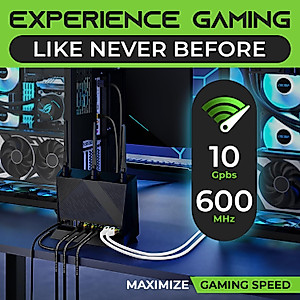 GearIT Cat7 Outdoor Ethernet Cable (100ft) SFTP Shielded Foil Twisted Pair, Pure Copper, LLDPE, Waterproof, Direct Burial, In-Ground, UV Resistant, POE, Network, LAN, Internet, Cat 7-100 Feet