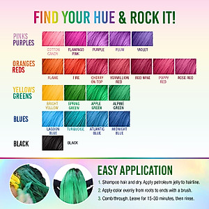 Punky Apple Green Semi Permanent Conditioning Hair Color, 3.5oz