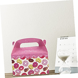 ULTECHNOVO Cupcakes Boxes 24 Pcs Portable Box Favor Single Cupcake Carriers Cupcake Containers Birthday Cake Container European Standard 210g Cardboard Candy Empty Box Cupcake Boxes