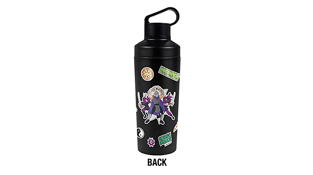 Official TMNT Water Bottle - 18 oz Insulated Turtles Collage