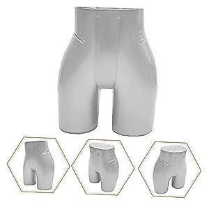 SOLUSTRE Clothing Display Model Half Body with Arms Torso Mannequin for Clothes Display Mannequin Body Molds Shirts Display Prop Inflatable Costume Mannequin for Store Window PVC Bust Belt