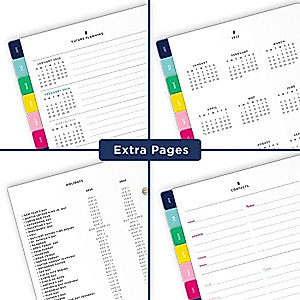AT-A-GLANCE 2023 Monthly Refill, Simplified by Emily Ley, 5-1/2" x 8-1/2", Desk Size, Monthly Tabs (EL100-4211)