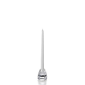 Yummi White Taper Candles -12 inch - 12 per Pack