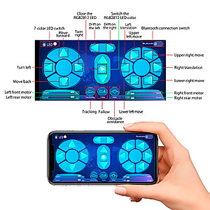 KEYESTUDIO Microbit 4WD Mecanum Car Kit V2 (with Micro:bit V2)