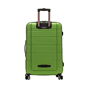 Rockland Melbourne Hardside Expandable Spinner Wheel Luggage, Green, 2-Piece Set (20/28)