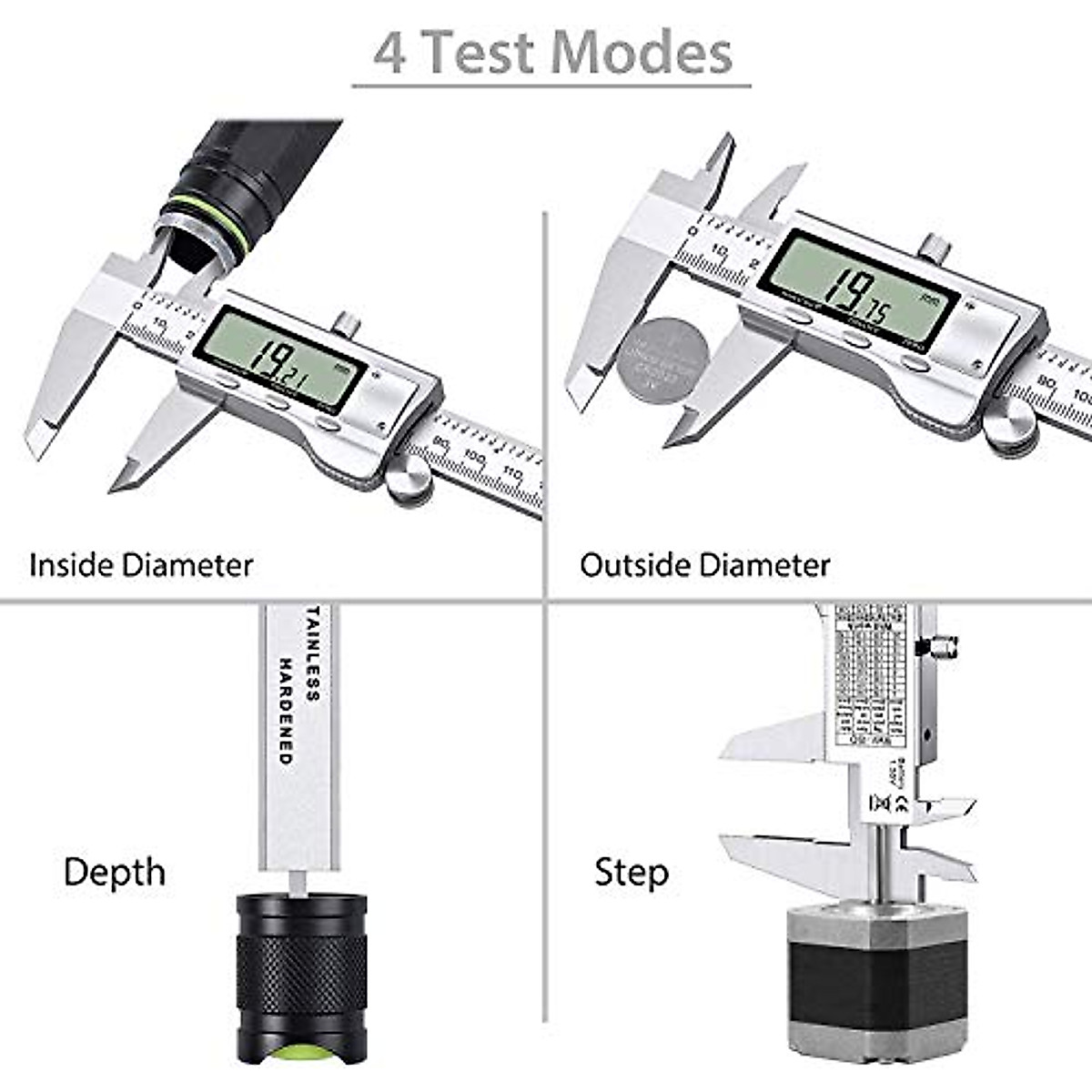 Electronic Digital Vernier Caliper 0-150mm 6 inch Stainless Steel Caliper Gauge Micrometer