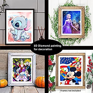 FFPTBNYX 12 Pack Diamond Painting Kits for Adults 5D DIY Diamond Art Kit Paint with Round Full Drill Diamonds for Beginners Gem Paintings Art for Home Wall Decor Gifts(12X16 Inch)