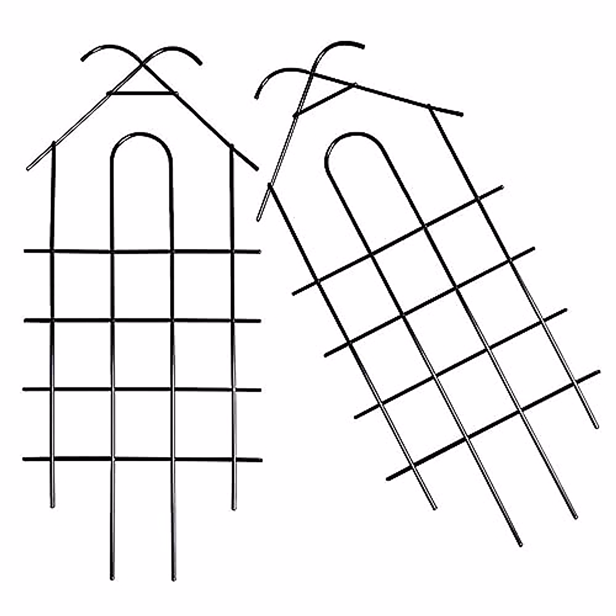 GANAZONO 2pcs Bracket Outdoor Lattice Trellis trellises for Climbing Plants Climbing Frame Vine Trellis Outdoor Accessories Raspberry Trellis Flower Stand Scaffolding Pergola