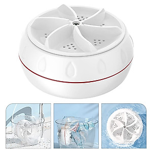 DOITOOL Mini Washing Machine Portable USB Washer Travel Clothes Washer Rechargeable Washing Machine for Business Trip College Rooms (30w)