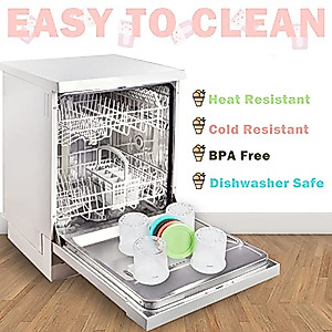 Creami Pints and Lids Compatible with Ninja, Creamy Ice cream Blender Freezer Containers Cups Jars Canisters, Smoothie Pot for NC299AMZ NC300s Series Creamer Ice Cream Maker Machine