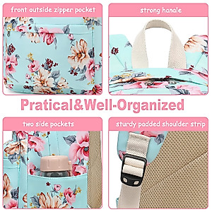 Bluboon School Backpack Set Girls Womens Laptop Bookbag Casual Daypack Fits 15 inch Laptop with Lunch Tote Bag and Pencil Bag