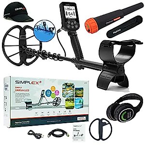 Nokta Makro Simplex+ WHP Waterproof Detector with 11" Coil & Wireless Headphones, and Pinpointer