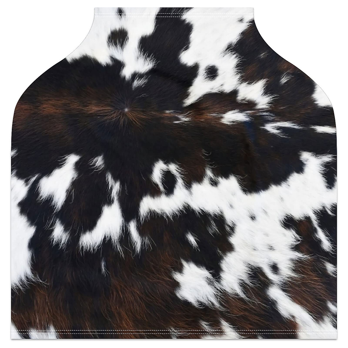 Western Cow Print Baby Car Seat Covers Canopy, Nursing Cover Breastfeeding, Scarf Soft Breathable Stretchy Coverage Carseat for Boys and Girls…