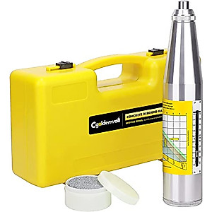 CGOLDENWALL Concrete Rebound Hammer Tester Resiliometer Test Meter Tool within The scope of 1450.38psi-8702.26psi (10-60Mpa) ZC3-A with English Label and Calibration Certificated (Old or New Panel)