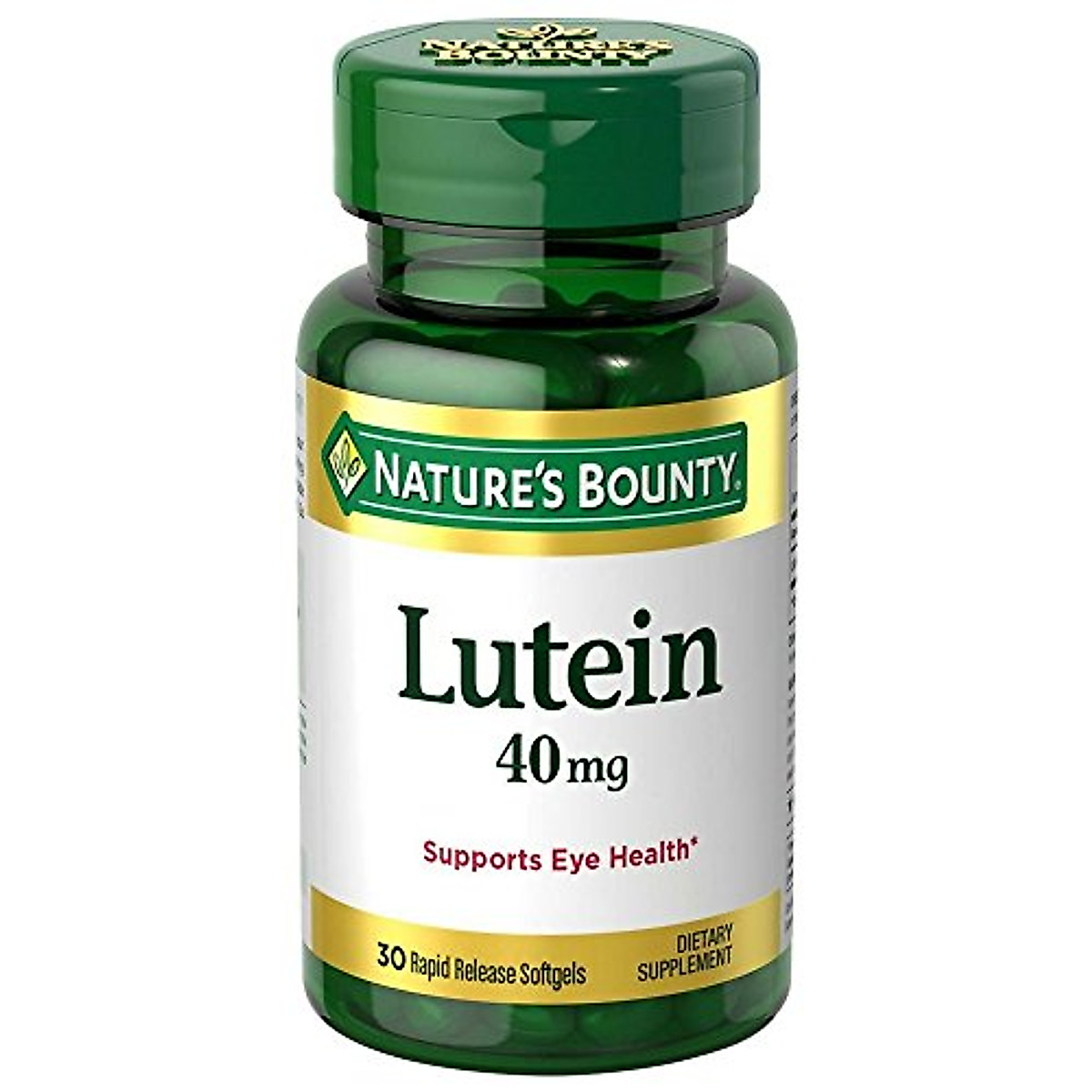 Nature's Bounty Lutein Softgels, 30 count (Pack of 2)