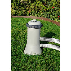 Sealproof 1.25 x 59 Inch Pool Filter Pump Connection Hose for 1-1/4 (32mm) Intex Systems and Above Ground Pools, Premium Quality Kinkproof PVC, Made in USA | Includes 2 Hose Clamps