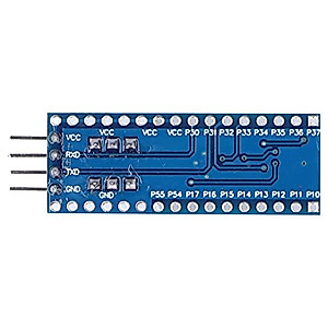 Core Boards Module, STC15W408AS Chip Easy Installation 6 Channel VCC GND LED Indicator High Speed Development Board for DIY